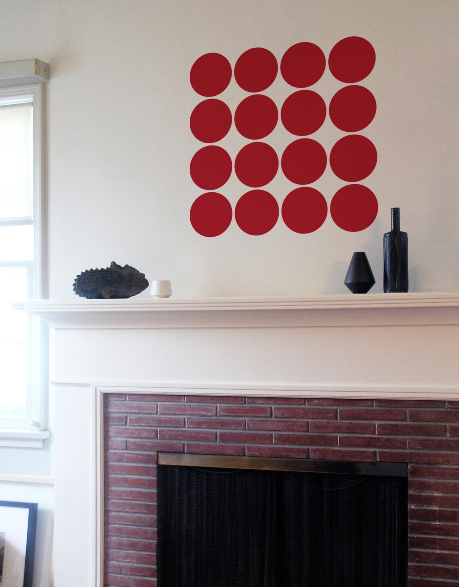 Large Polka Dot Wall Decals | Polka Dot Vinyl Wall Decals | Blik