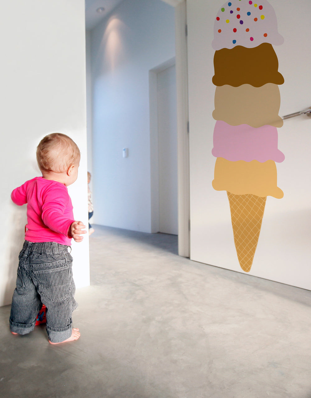Pop Art Ice Cream Cones Wall Decals | Ice Cream Wall Art | Blik