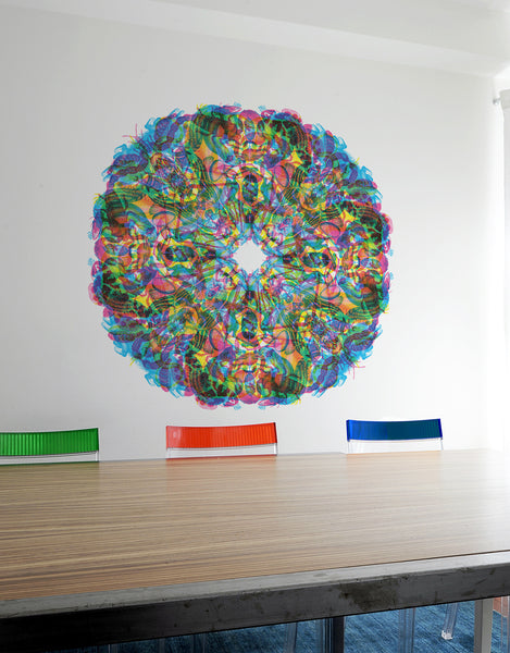 Rosone N. 4 ~ Insects and Mammals Wall Decal – Blik