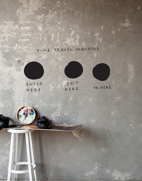 Time Machine Wall Decal – Blik
