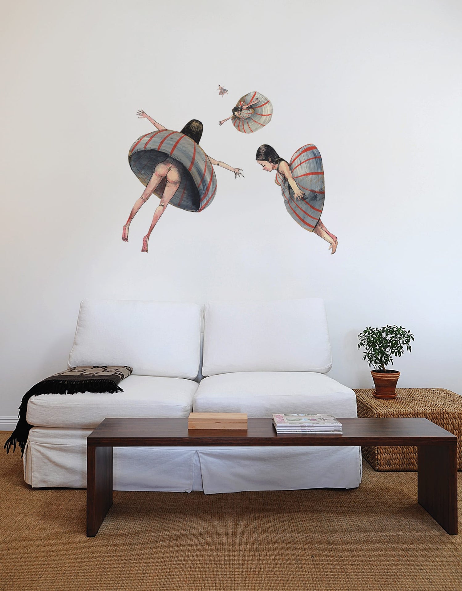 Free Falling Wall Decals