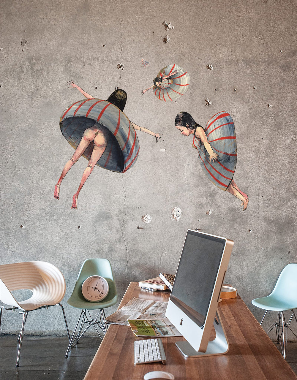 Free Falling Wall Decals