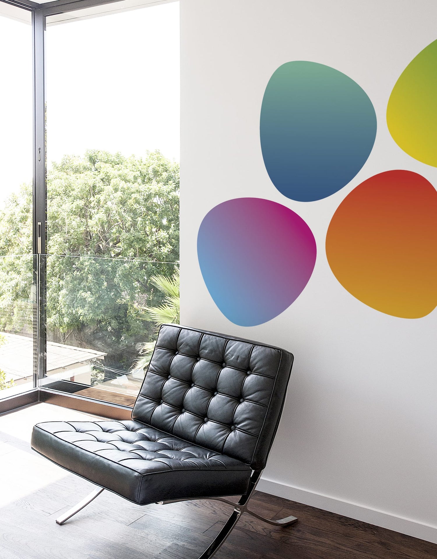 Orange Gradient Pebble Dry Erase