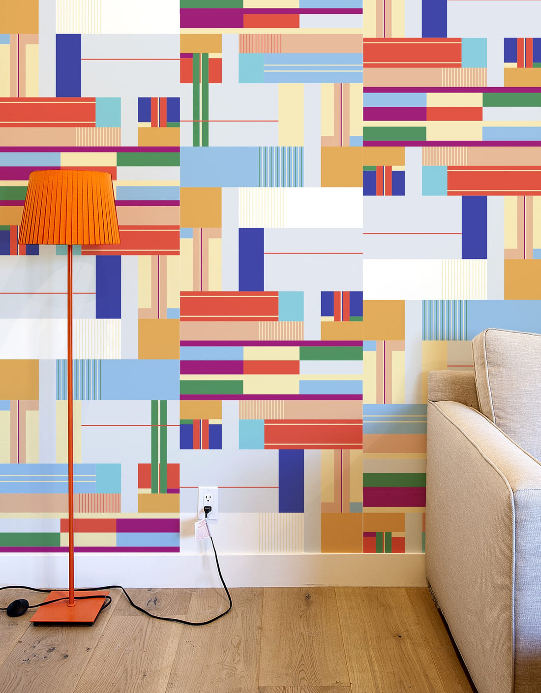 Capri Pattern Wall Tiles removable wallpaper decals