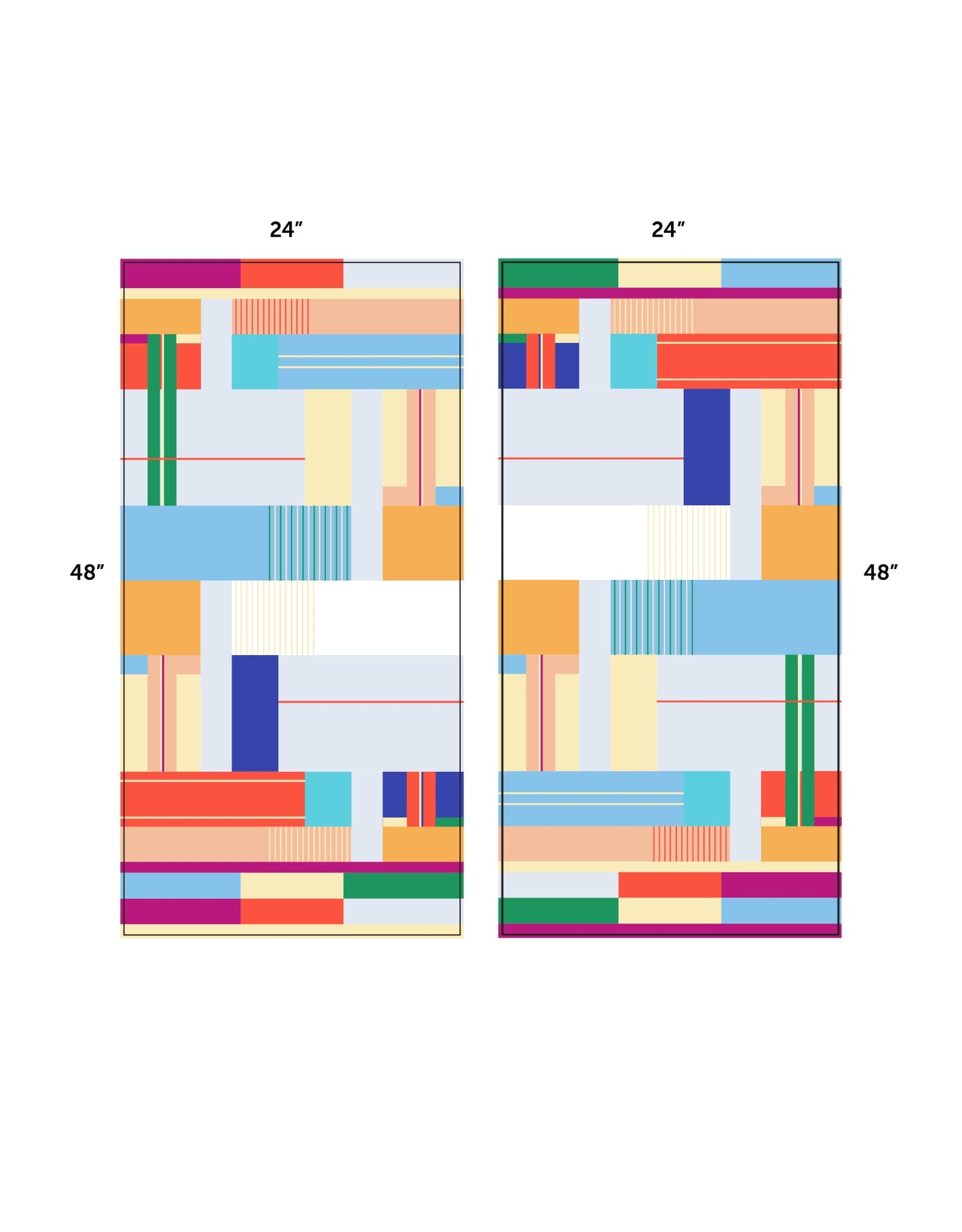 Capri Pattern Wall Tiles removable wallpaper decals