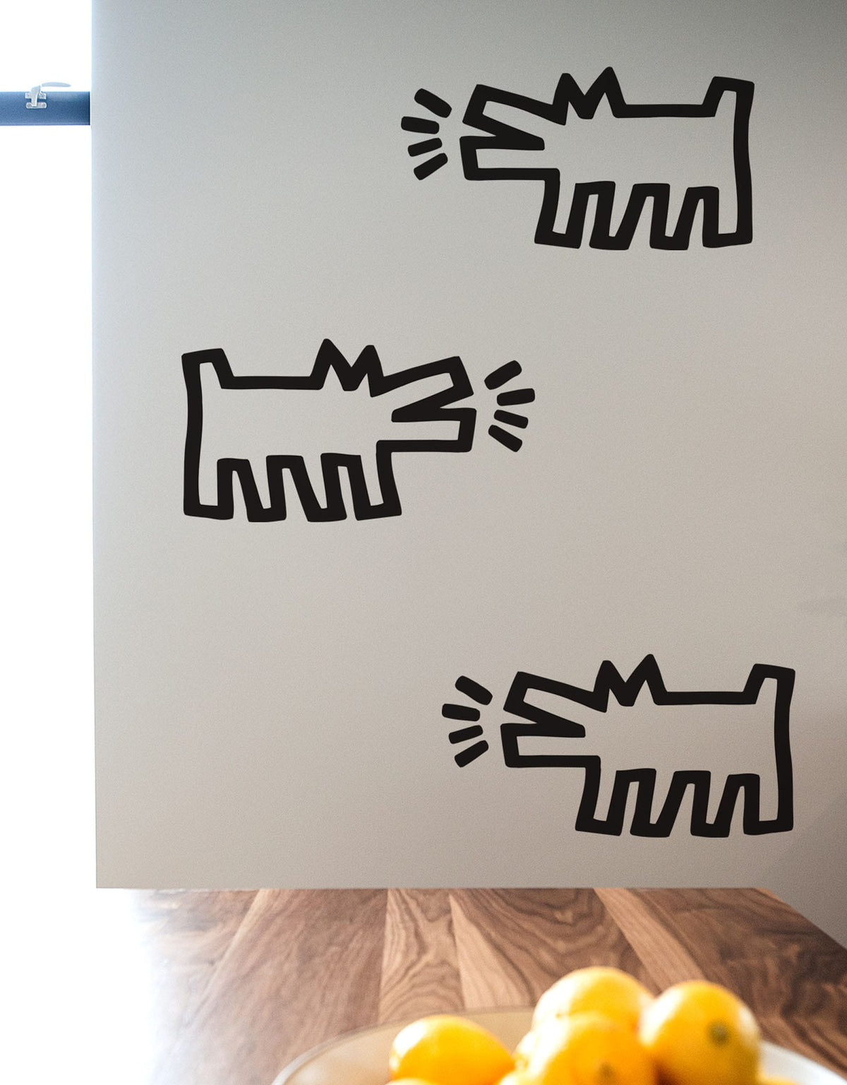 Keith Haring Wall Decals | Barking Dogs Wall Art | Blik