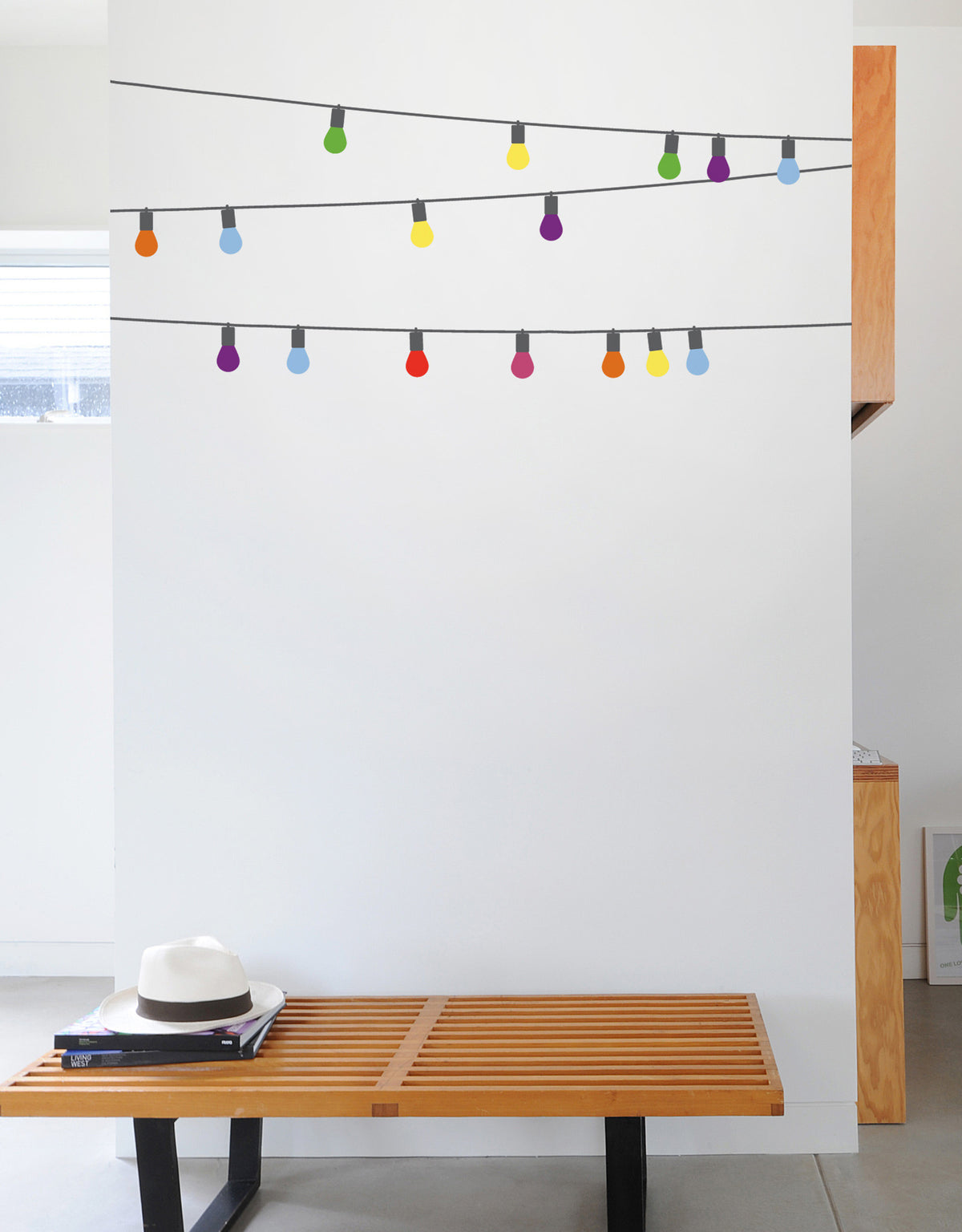 Cafe Lights | String Lights Vinyl Wall Decal
