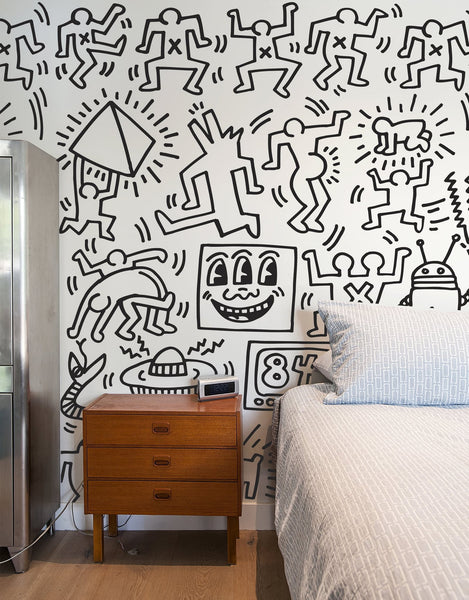Symbols Wall Panels by Keith Haring | Symbols Removable Wall Paper | Blik