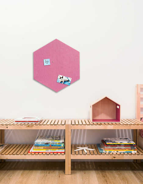Hexagon Pinboard, Large, functional wall art – Blik