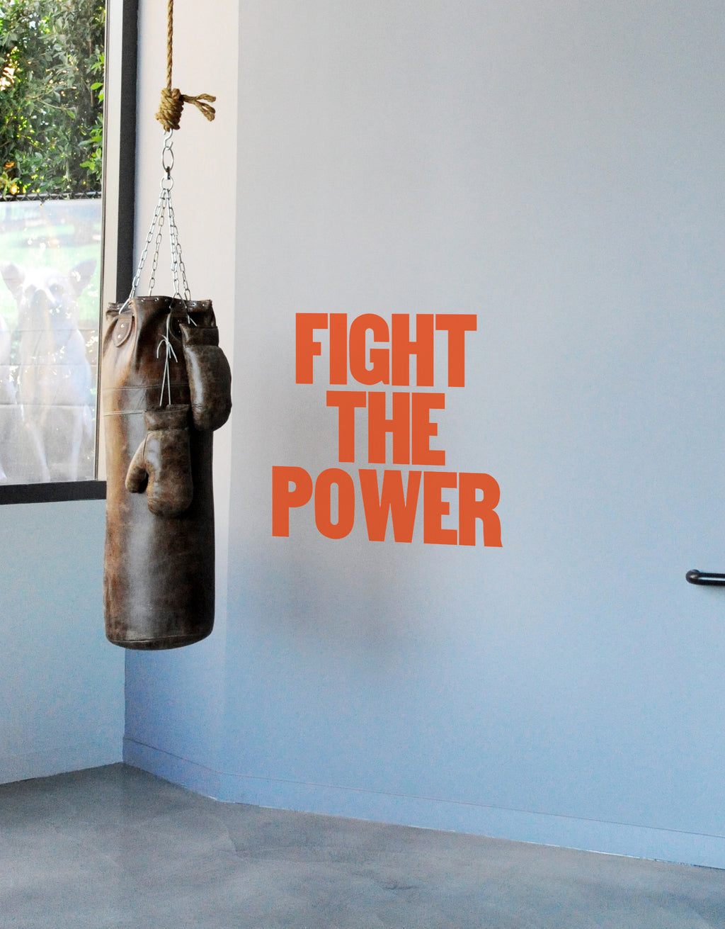 Fight the Power Wall Decal