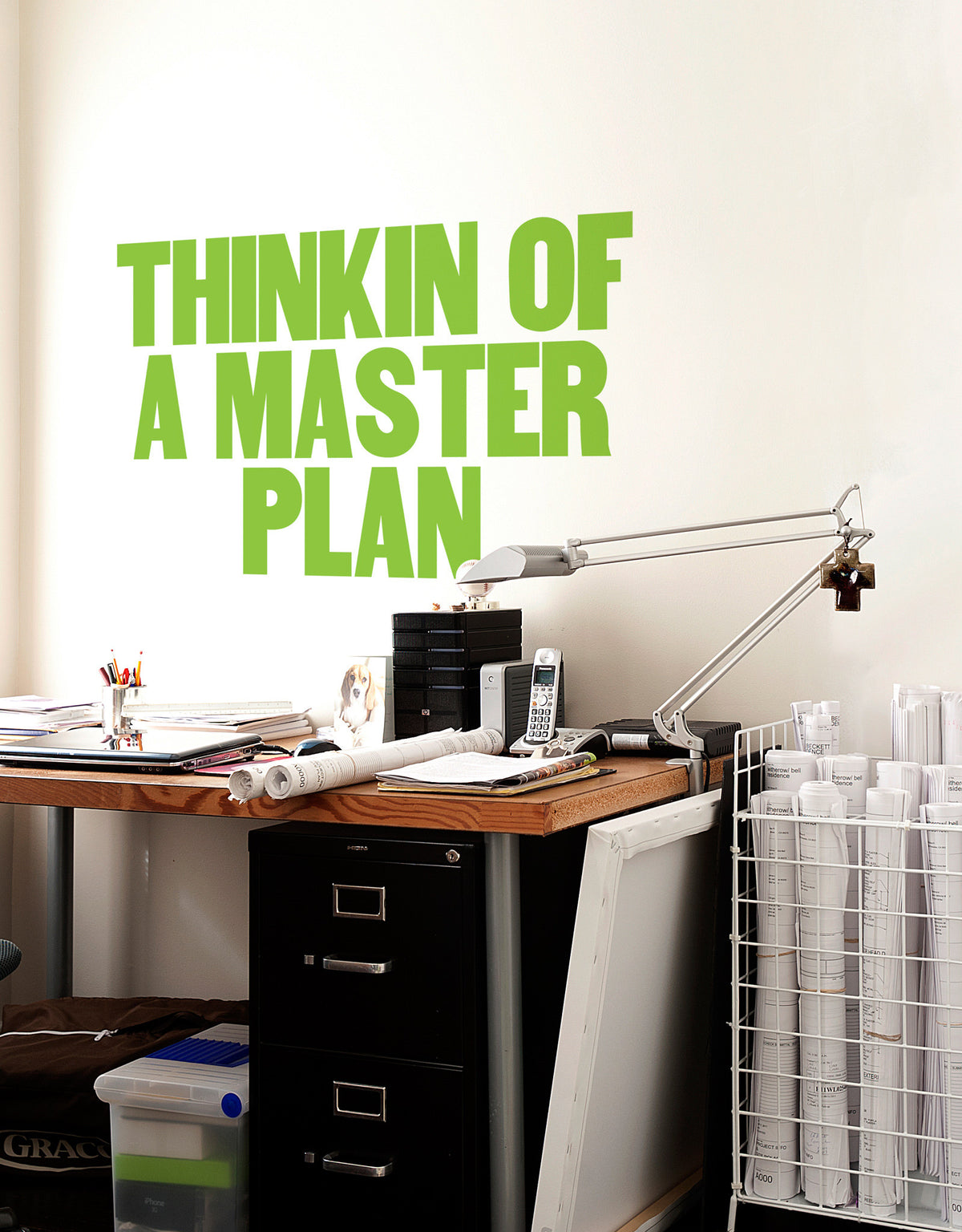 Thinkin of a Master Plan Decal | Lyric Wall Art Vinyl Decal