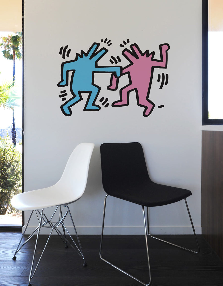 Keith Haring Dancing Dogs Wall Sticker | Dancing Dogs Wall Decal | Blik